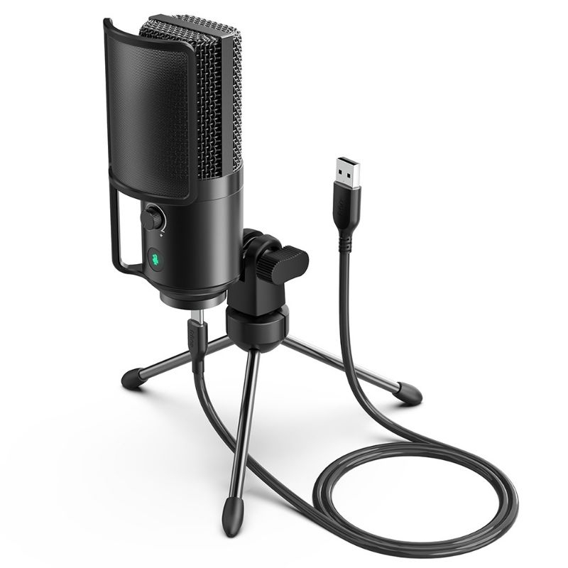 Jual Fifine K669B - USB Condenser Mic with Volume Control | Shopee ...