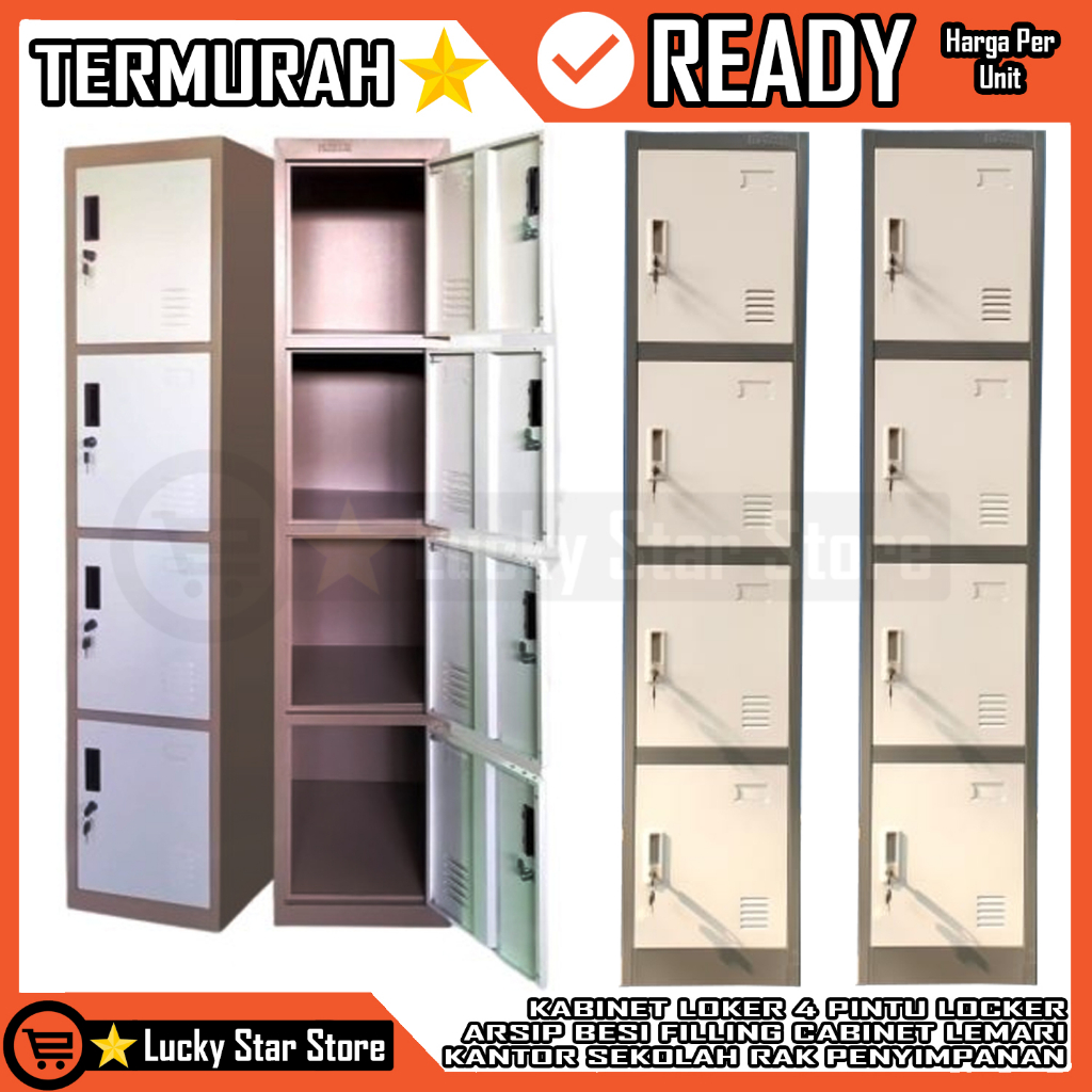 Jual [Kargo] KABINET LOKER KANTOR LEMARI ARSIP FILLING KABINET HS 4 ...