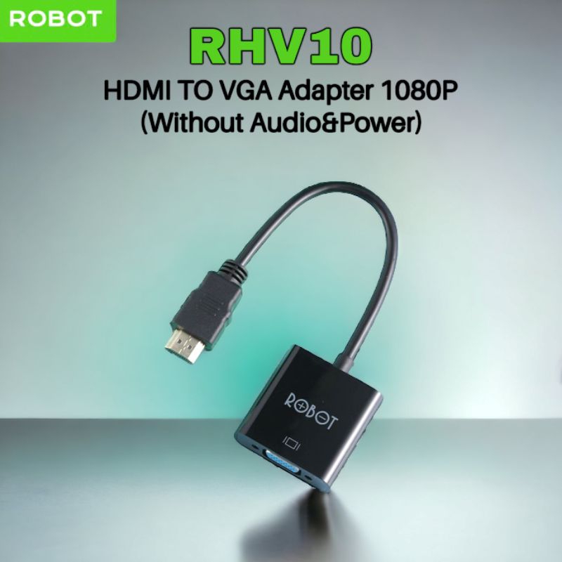 Jual ROBOT RHV10 Conventer HDMI to VGA Original Garansi Resmi | Shopee Indonesia