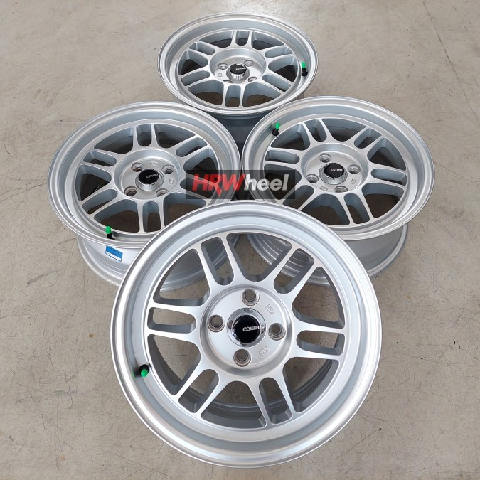 Jual Velg Mobil Racing Rpf1 Ring 15 Lebar 7 Pcd 4x100 Et35 Silver Bekas ...