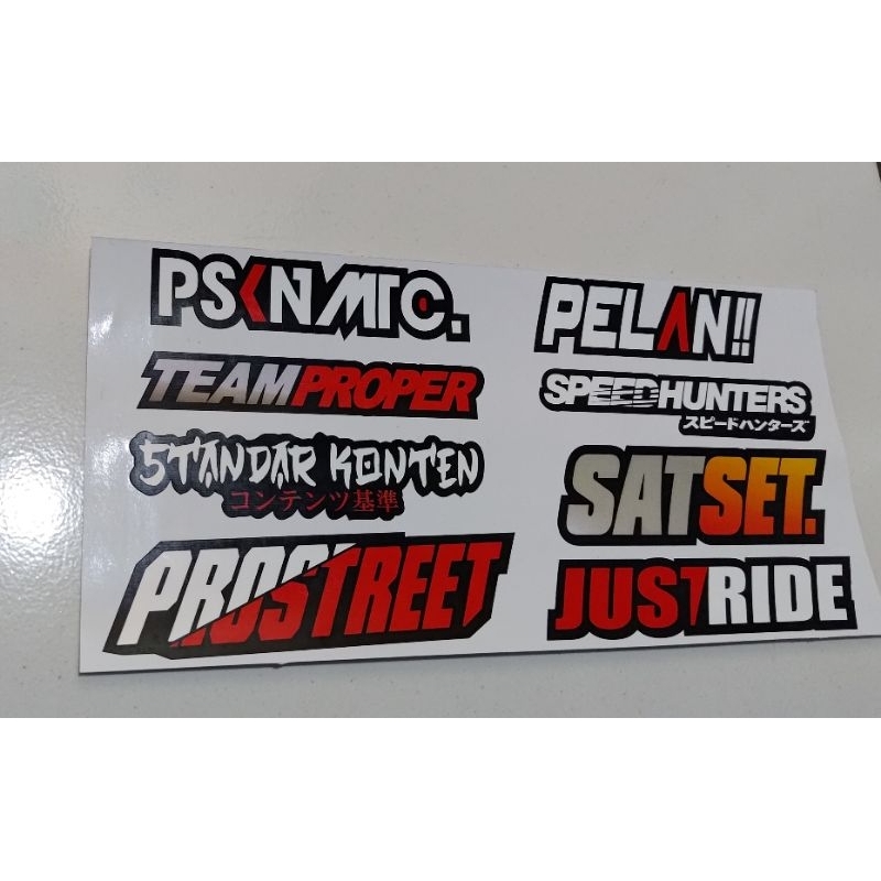 Jual Stiker/sticker paket psknmtc speedhunters | Shopee Indonesia