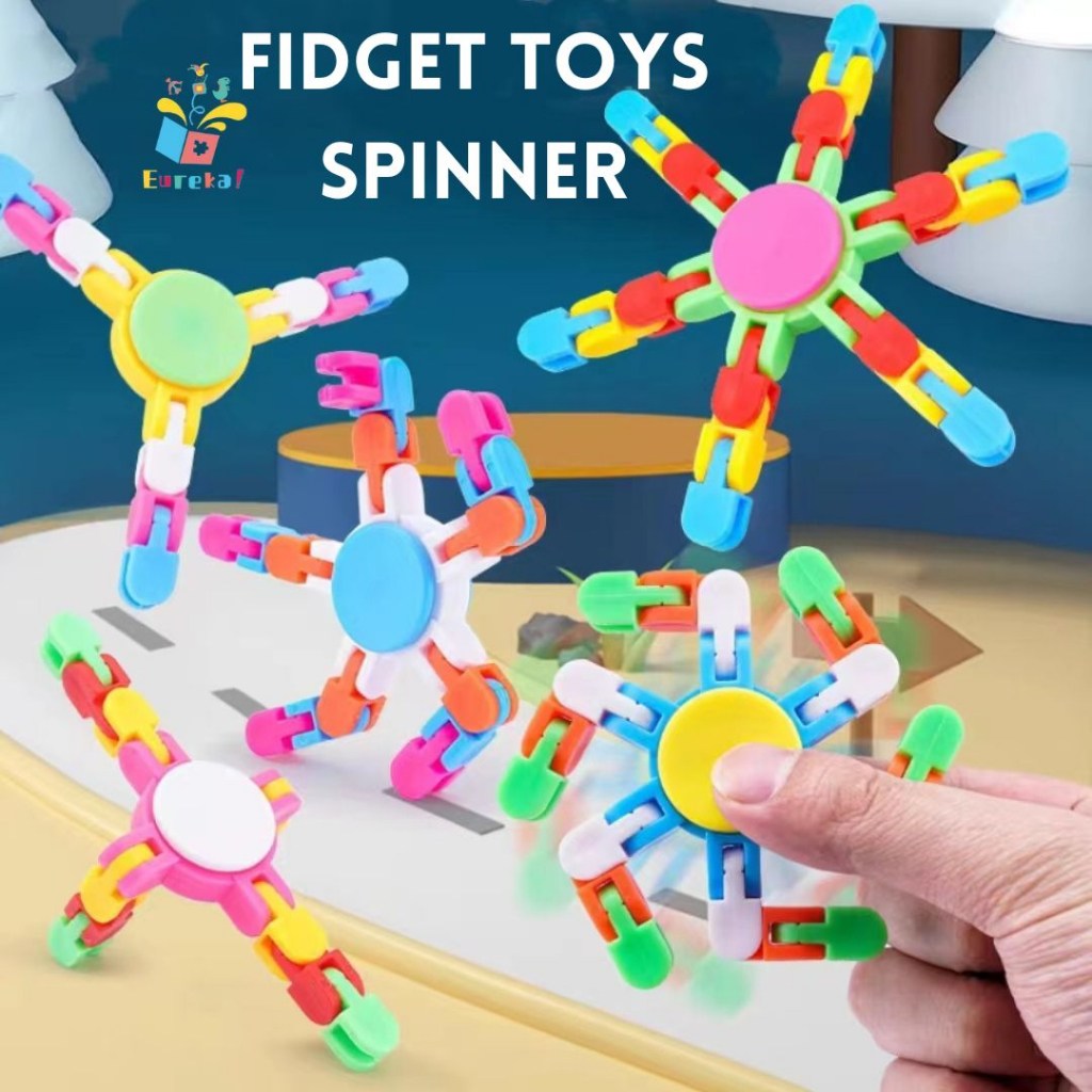 Jual Mainan Spinner Fidget Toys Penghilang Stres Spinning Putar Kaki ...