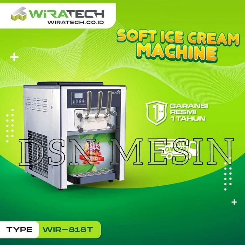 Jual Mesin Es Krim 3 Keran WIRASTAR WIR818T Soft Ice Cream Machine ...