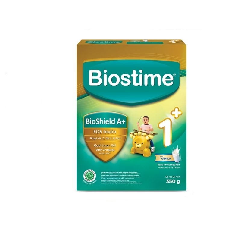 Jual Biostime 1+ Susu Pertumbuhan 1 - 3 Tahun Rasa Madu / Vanilla 350 g ...