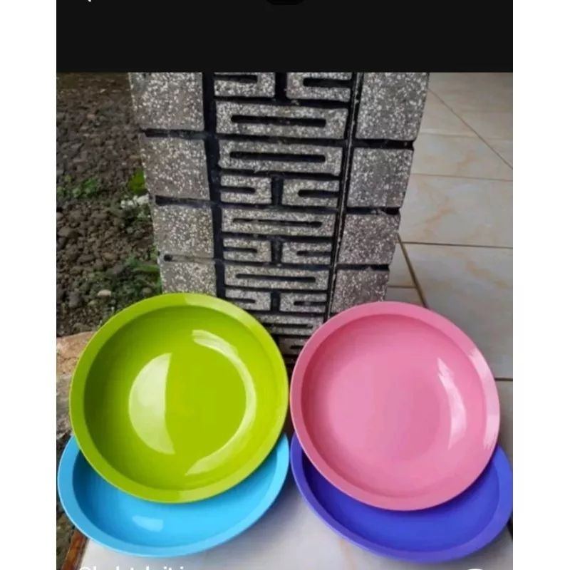 Jual Piring makan cekung ohana tupperware 700 ml eceran 1 pcs | Shopee ...