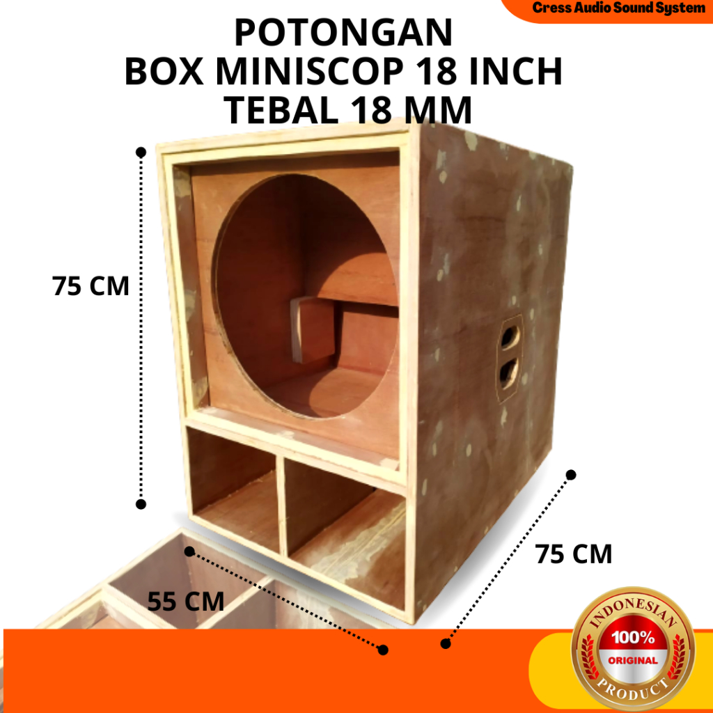 Jual POTONGAN Box Sound System Speaker Subwofer Miniscop 18 Inch ...