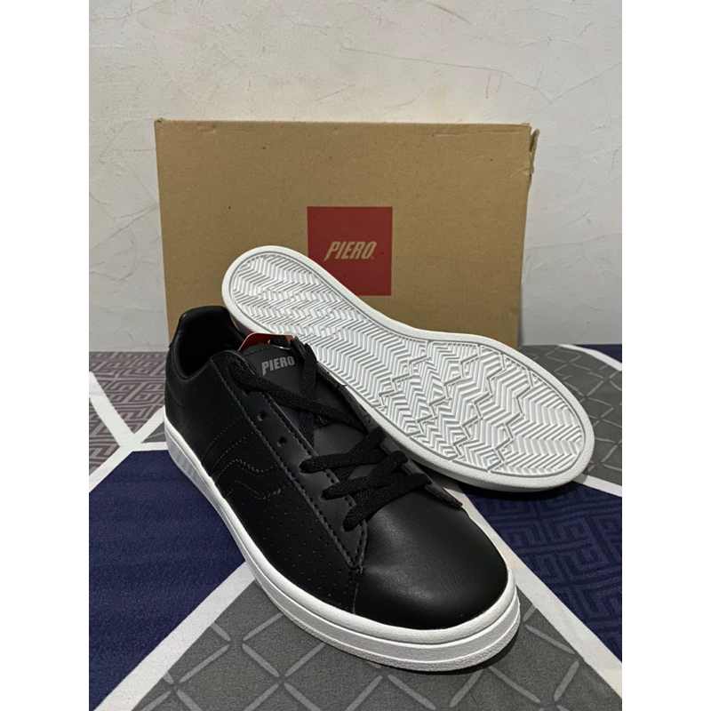 Jual SEPATU PIERO ORIGINAL - PIERO BELLE BLACK WHITE | Shopee Indonesia