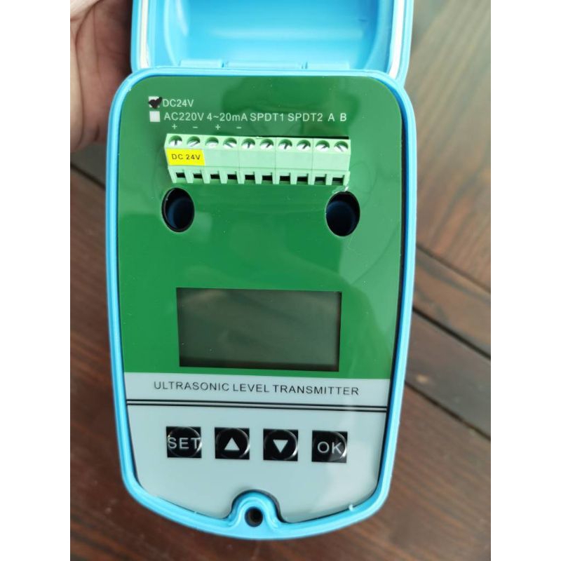 Jual ultrasonic water level meter 4-20ma alat pengukur ketinggian air 0 ...