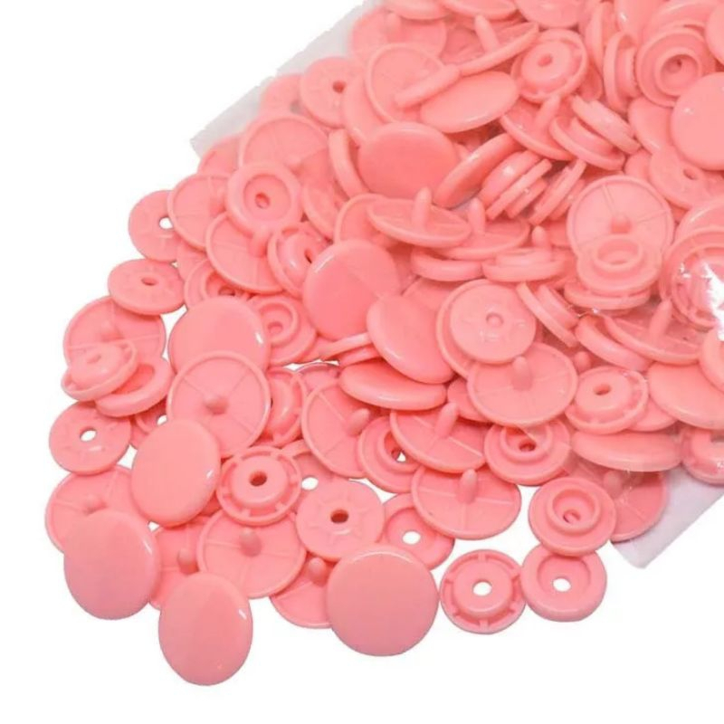 Jual Kancing Knop snap Plastik warna hitam Putih merah Oren kuning ...