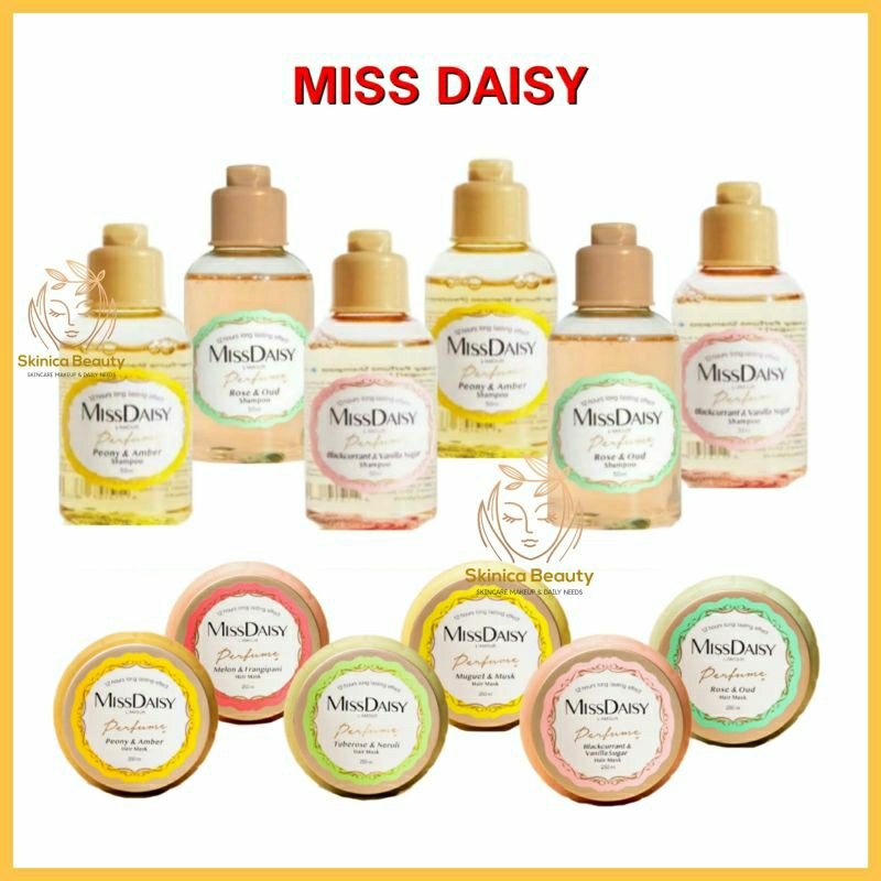 Jual (BPOM) MISS DAISY French Perfume Shampoo Hair Mask Anti Rontok Anti Lepek Wangi 12 jam ...