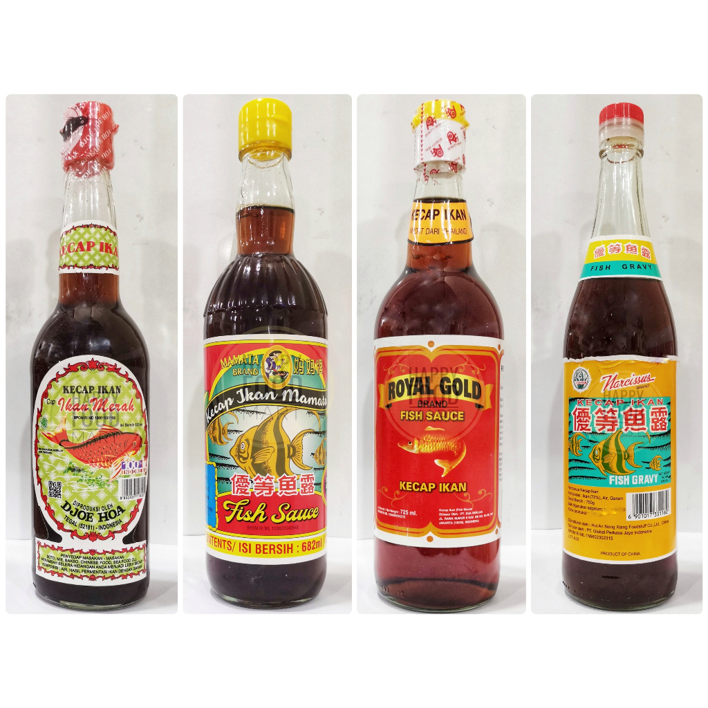 Jual [LARGE] ROYAL GOLD BRAND FISH SAUCE/KECAP IKAN HALAL MURAH CAP ...