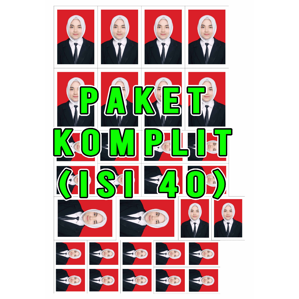 Jual CETAK PAS FOTO PAKET HEMAT | CETAK PAS FOTO PAKET KOMPLIT | CETAK ...