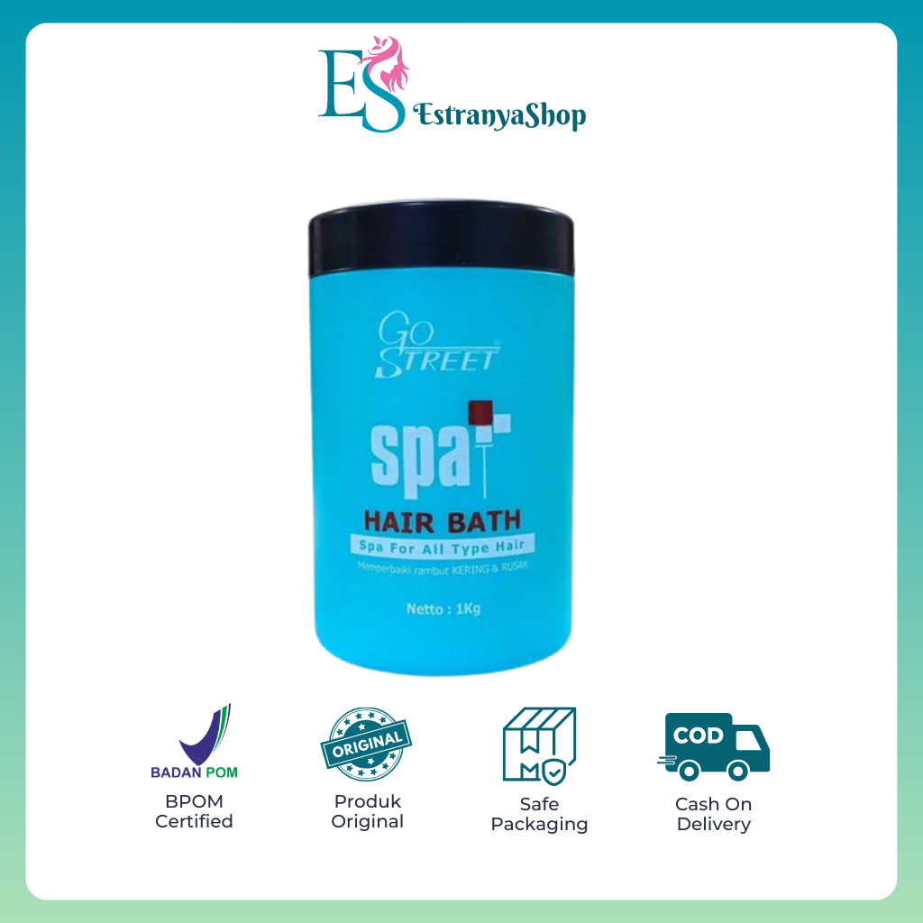 Jual Go street Creambath Hair Spa Bath For All Hair 1 KG - krimbat ...