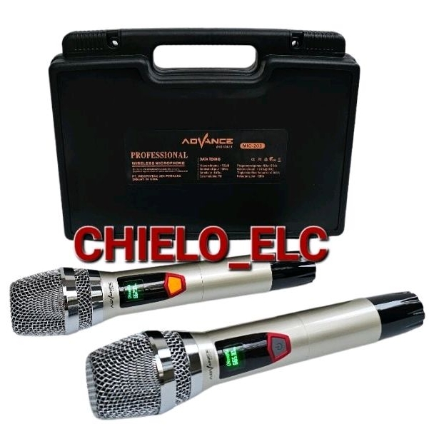 Jual MIC WIRELESS ADVANCE 202 203 ,MICROPHONE WIRELESS ADVANCE 203 202 ...