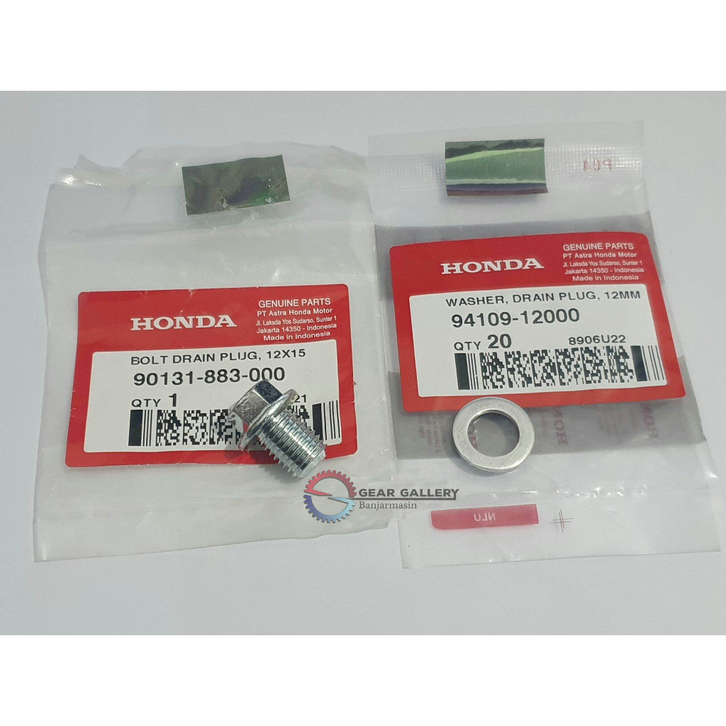 Jual Baut 12 Mur 12 Baut Oli Mur Oli & Ring Oli 12×15 Scoopy, Beat ...