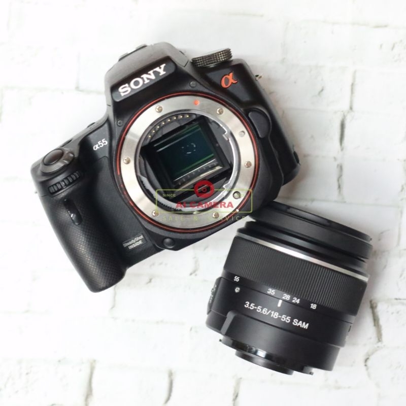 Jual KAMERA SONY A55 KIT 18-55MM SAM | Shopee Indonesia