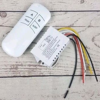 Jual saklar remote 2 channel 220volt / remote control switch 2way 220V ...