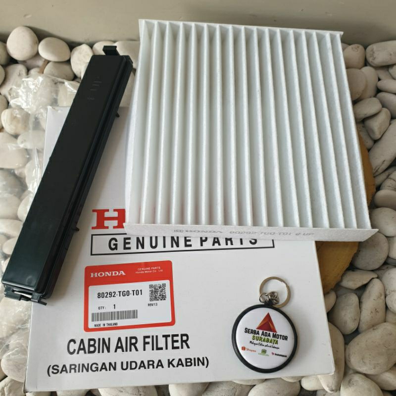 Jual PAKET FILTER AC MOBIL HONDA BRIO MOBILIO BRV HRV PLUS TUTUP FILTER ...