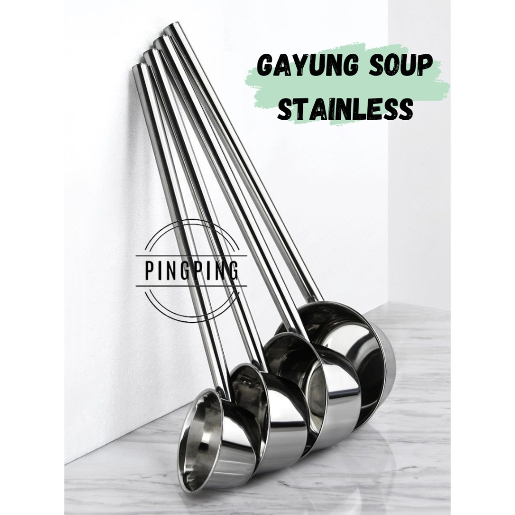 Jual Panci/Gayung/Centong/Sendok Sayur/Kuah/Air Stainless Steel ...
