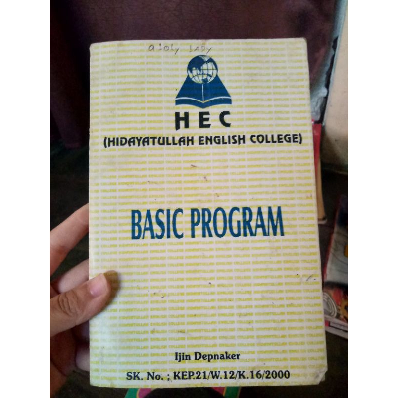 Jual Buku HEC (Hidayatullah English College) Basic Program | Shopee ...