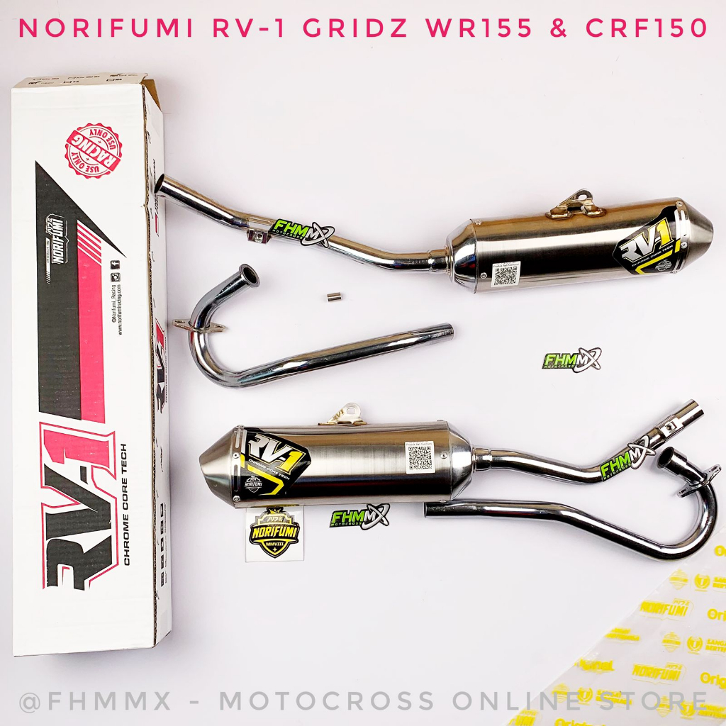 Jual Knalpot Norifumi RV1 GRIDZ CRF 150 WR155 KLX 150 | Shopee Indonesia