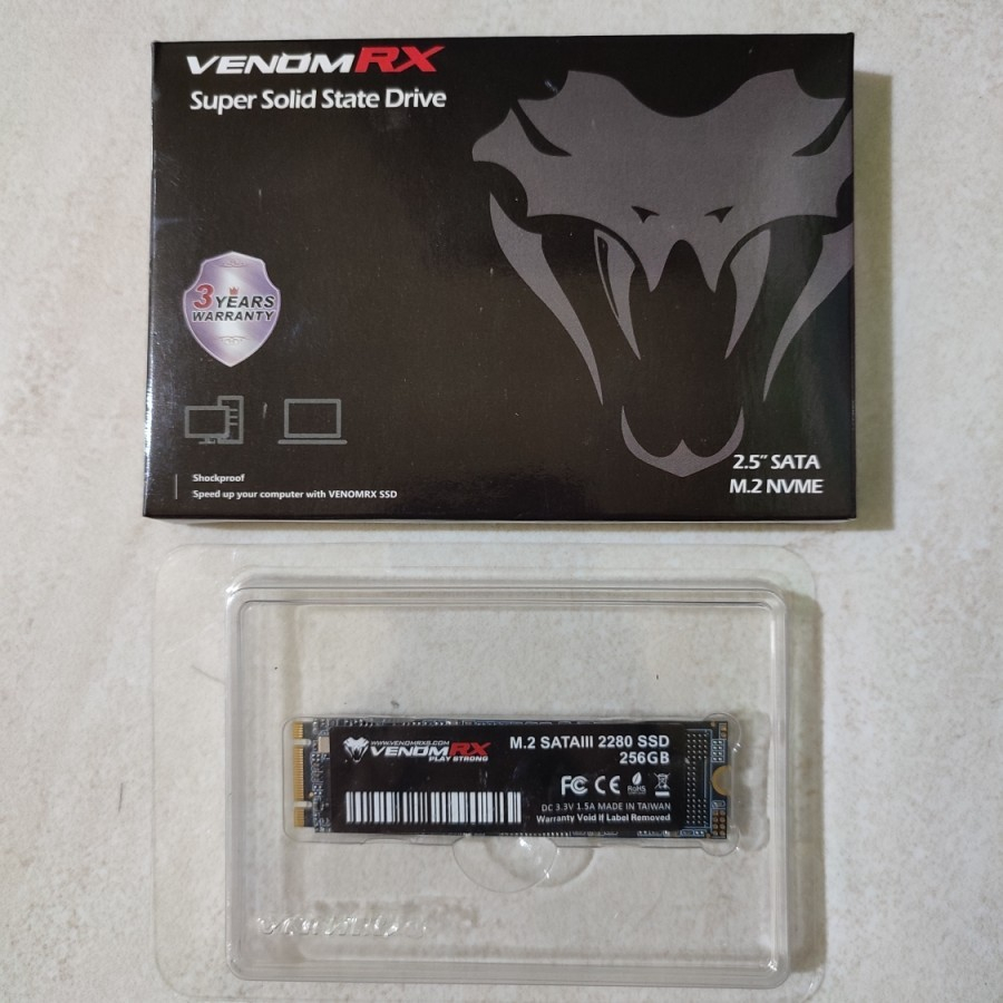 Jual SSD M2 SATA VENOMRX 256GB | Shopee Indonesia