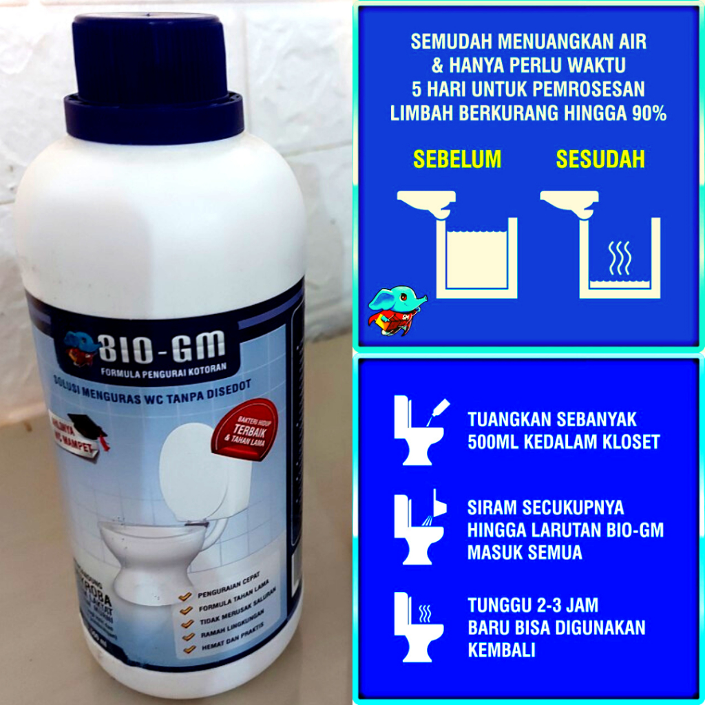 Jual Obat penguras sepiteng septic tank bio gm | Shopee Indonesia