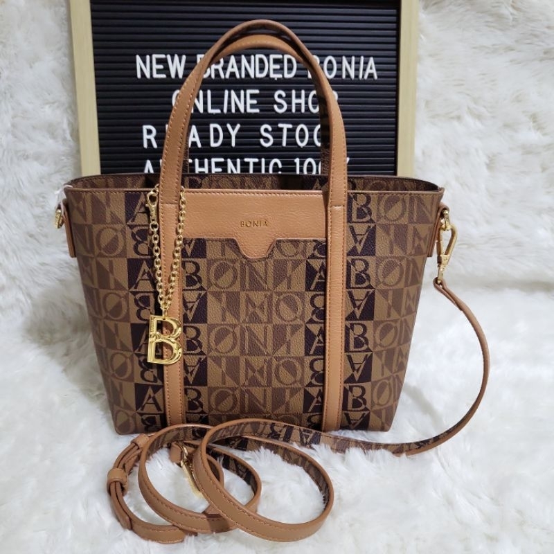 Jual tas bonia original sling tote bag gradasi s | Shopee Indonesia