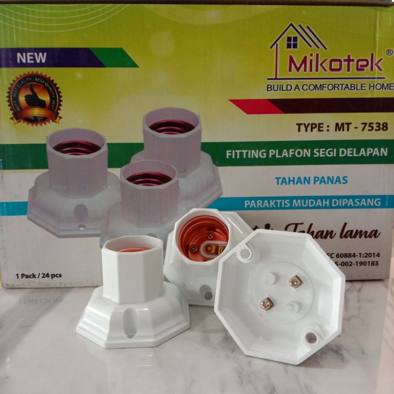 Jual Fitting Lampu Plafon Minimalis / Fitting Plafon mini / Fitting ...