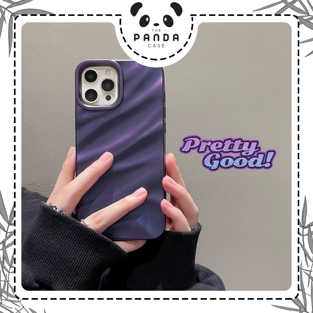 Jual [ TPC ] iPhone Case Soft Case Cool Purple Wave Bumper Casing Phone ...
