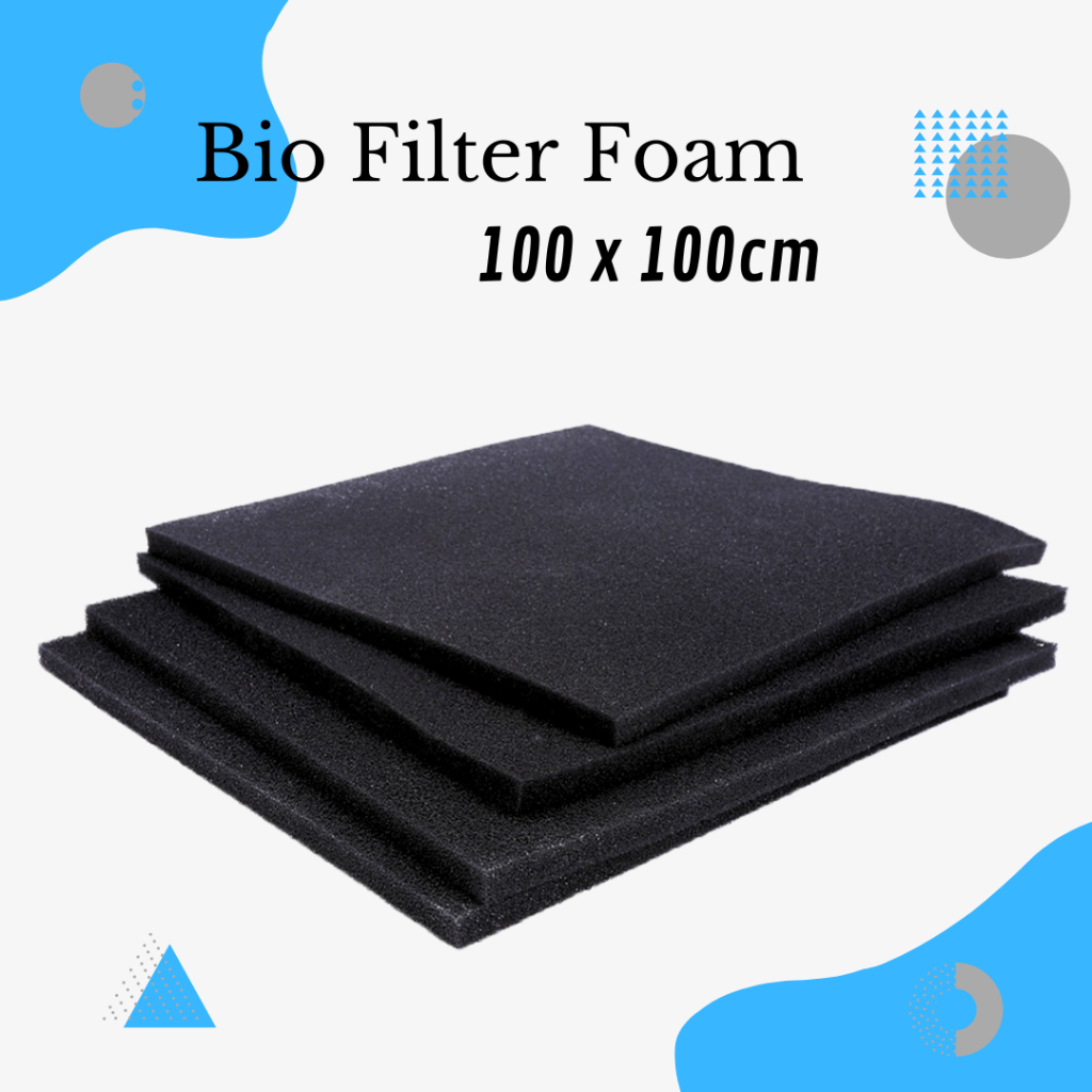 Jual Media Filter Aquarium - Busa Filter Spons Hitam 100 x 100 x 2 cm ...
