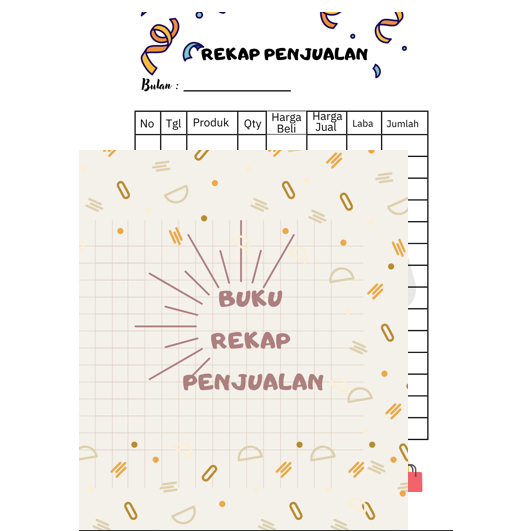 Jual Buku rekap penjualan | buku rekap olshop | buku rekap penjualan ...