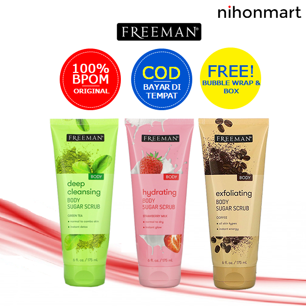 Jual Freeman Body Sugar Scrub 175ml | Shopee Indonesia