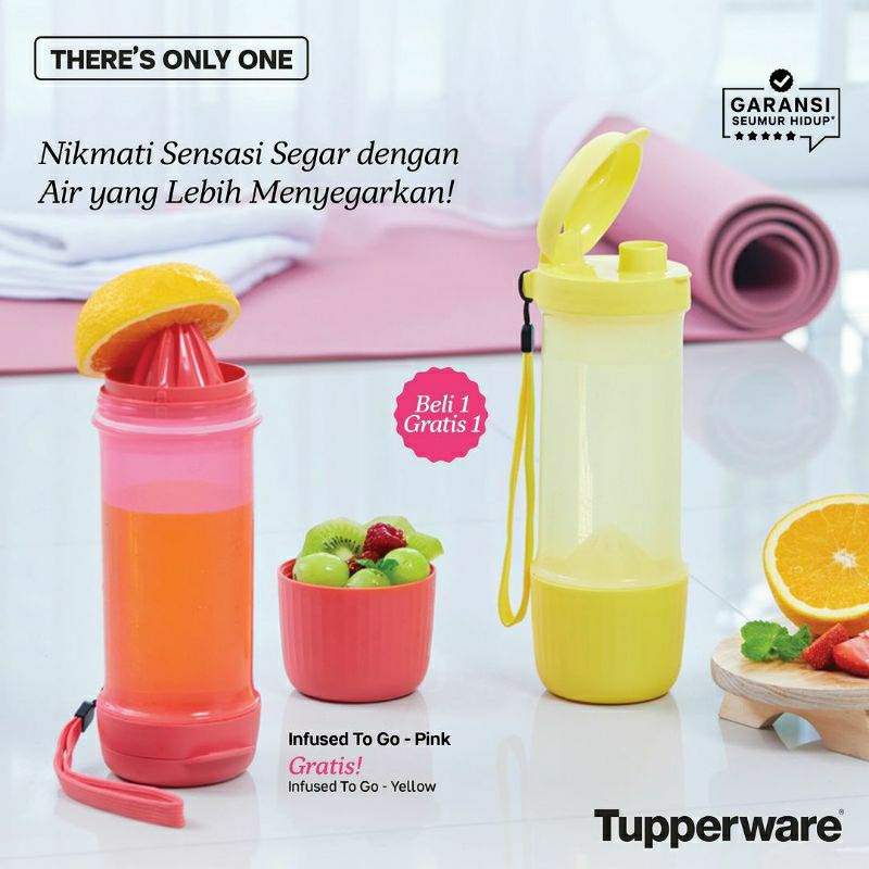 Jual INFUSED TO GO / INFUSE WATER TUPPERWARE | Shopee Indonesia