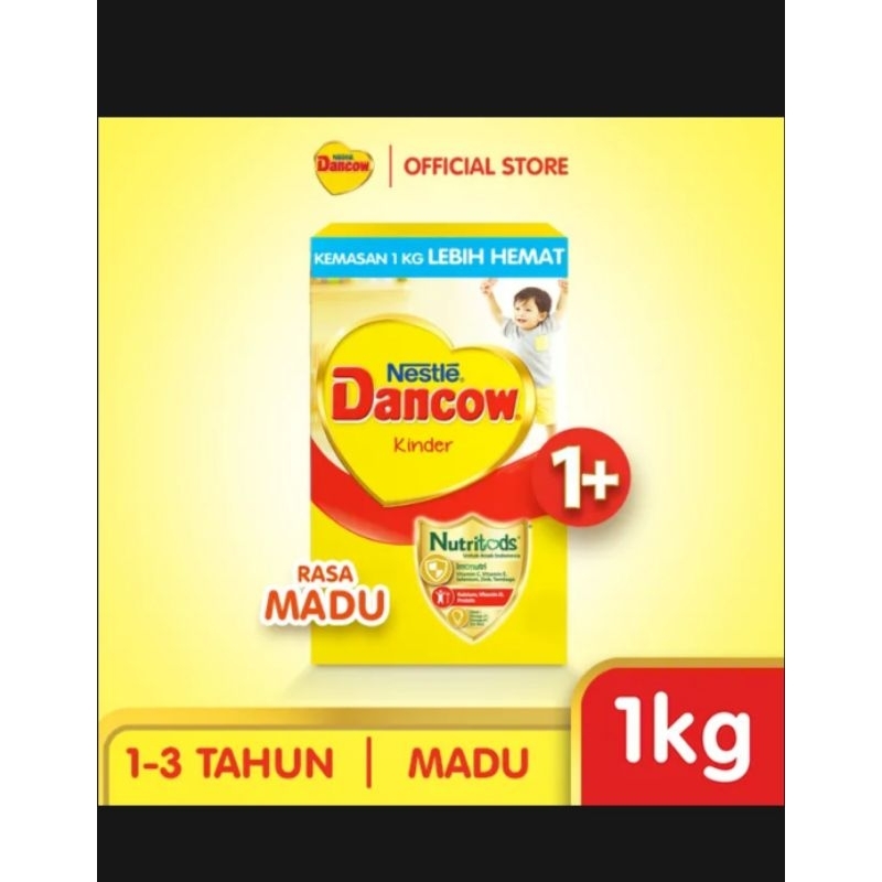Jual SUSU DANCOW 1+ MADU VANILA 1KG | Shopee Indonesia