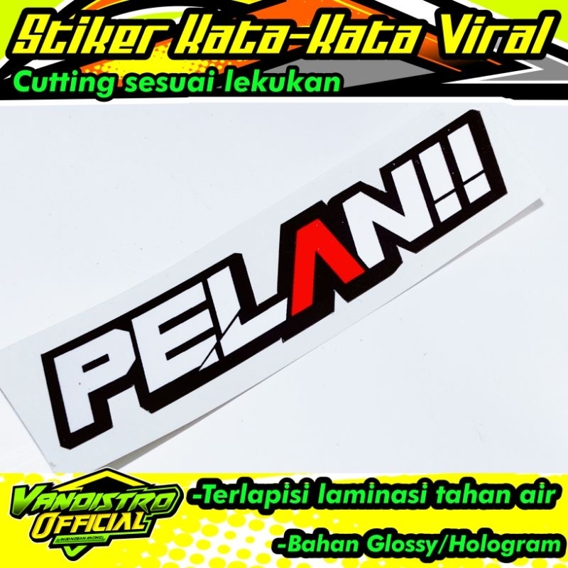 Jual Stiker Lo Lo Gak bahaya ta? / stiker racing viral / stiker motor / stiker hitz / stiker ...