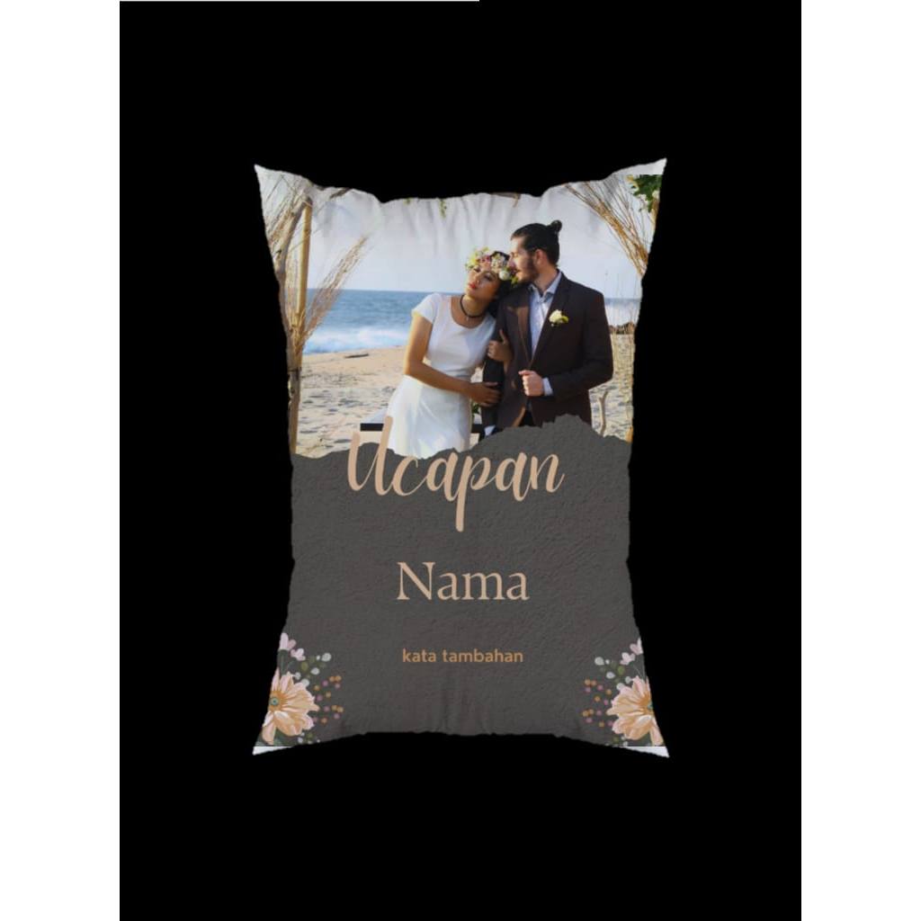 Jual CUSTOM BANTAL FOTO 2 SISI UK 48x32 40x30 30x20, BANTAL WISUDA ...