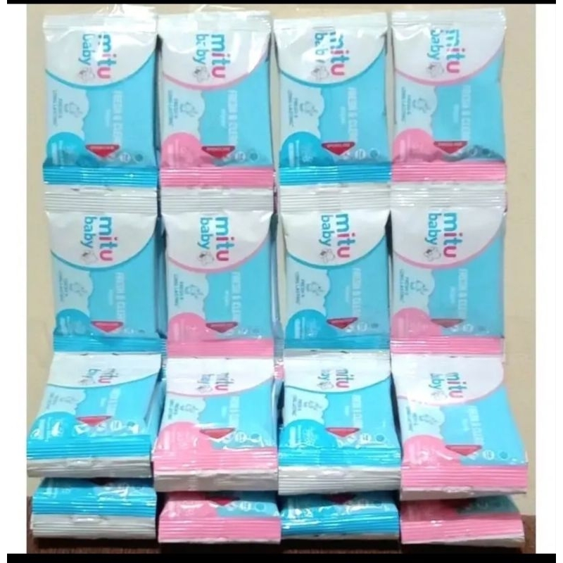 Jual TISU BASAH MITU BABY SACHET 4 SHEET | Shopee Indonesia