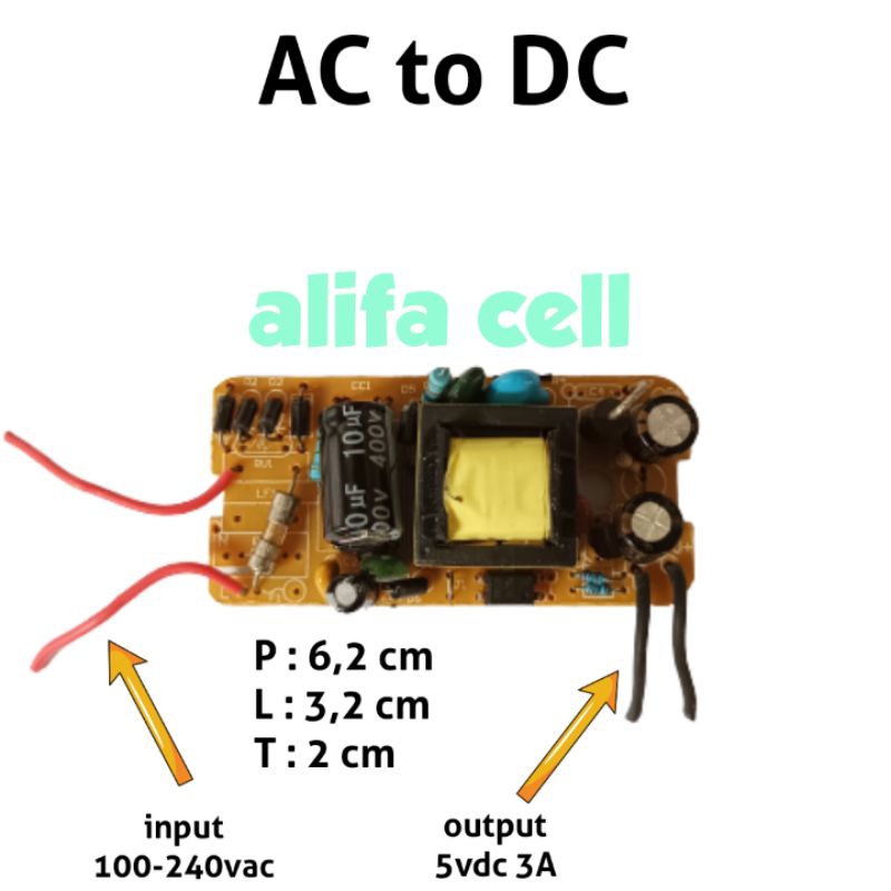Jual adaptor 5v 3A power supply 5v 3A smps 5v 3A | Shopee Indonesia
