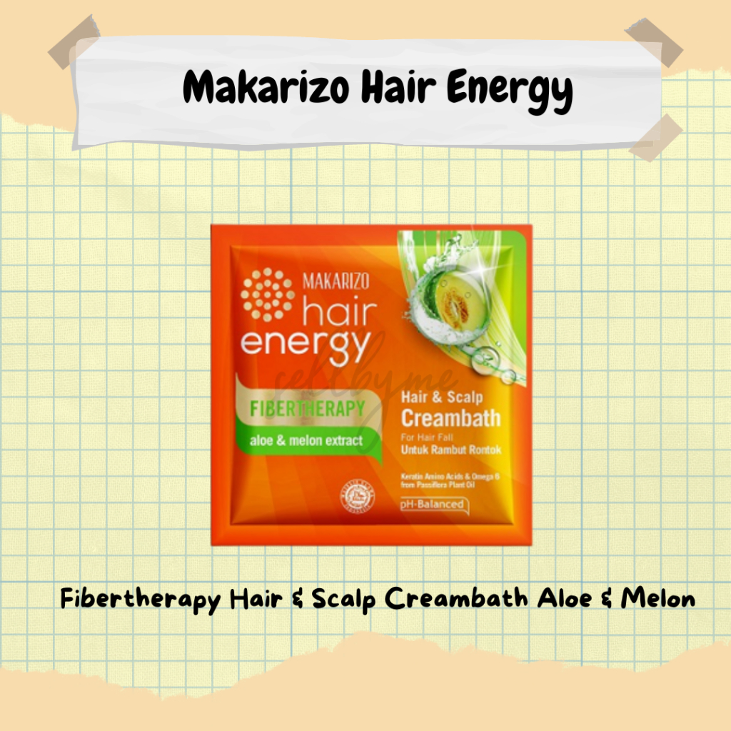 Jual Makarizo Hair Energy Fibertherapy Hair & Scalp Creambath Aloe ...