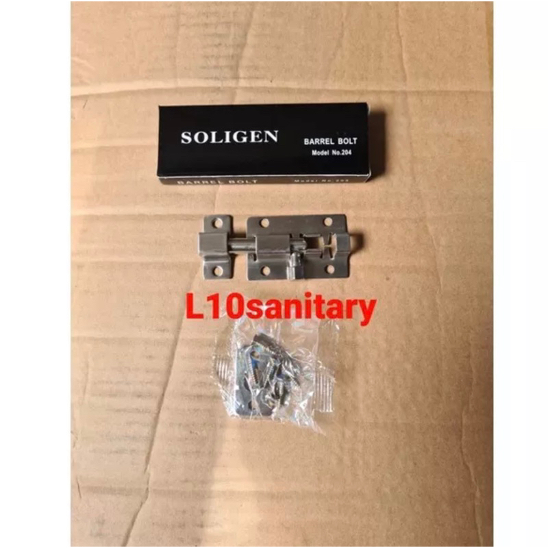 Jual Grendel Stanlis SOLIGEN 4” / Grendel Slot SOLIGEN 4” | Shopee ...