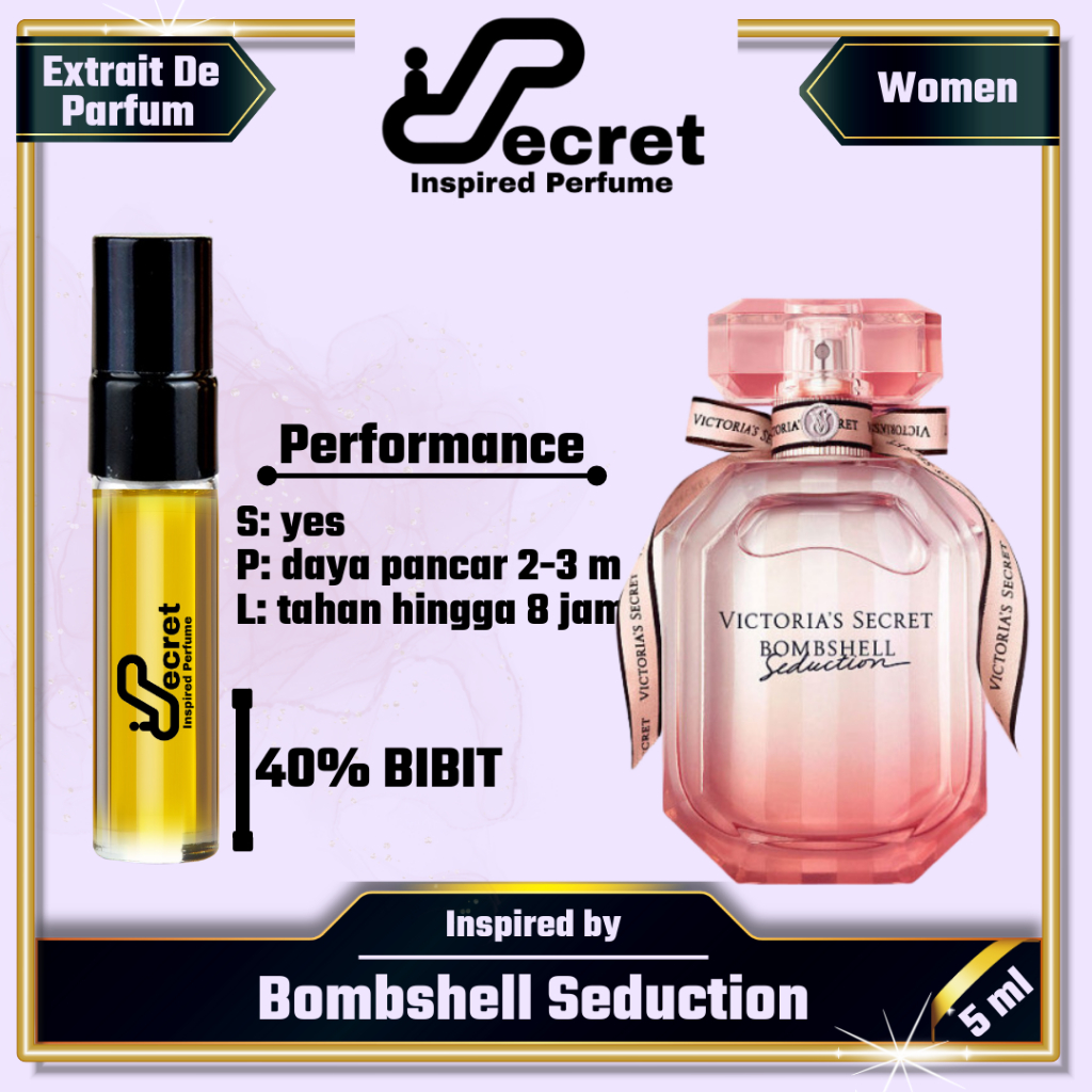 Jual Secret Inspired Perfume by BOMBSHELL SEDUCTION | Extrait De Parfum ...
