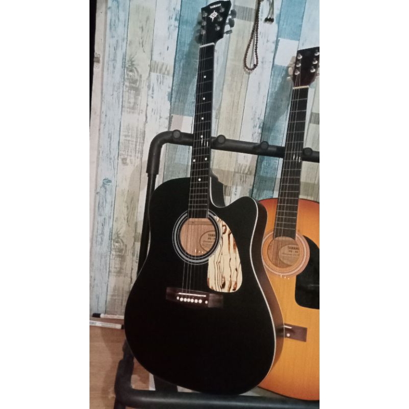 Jual OLSHOP BANJARMASIN-gitar baru Yamaha akustik jumbo custom kualitas ...