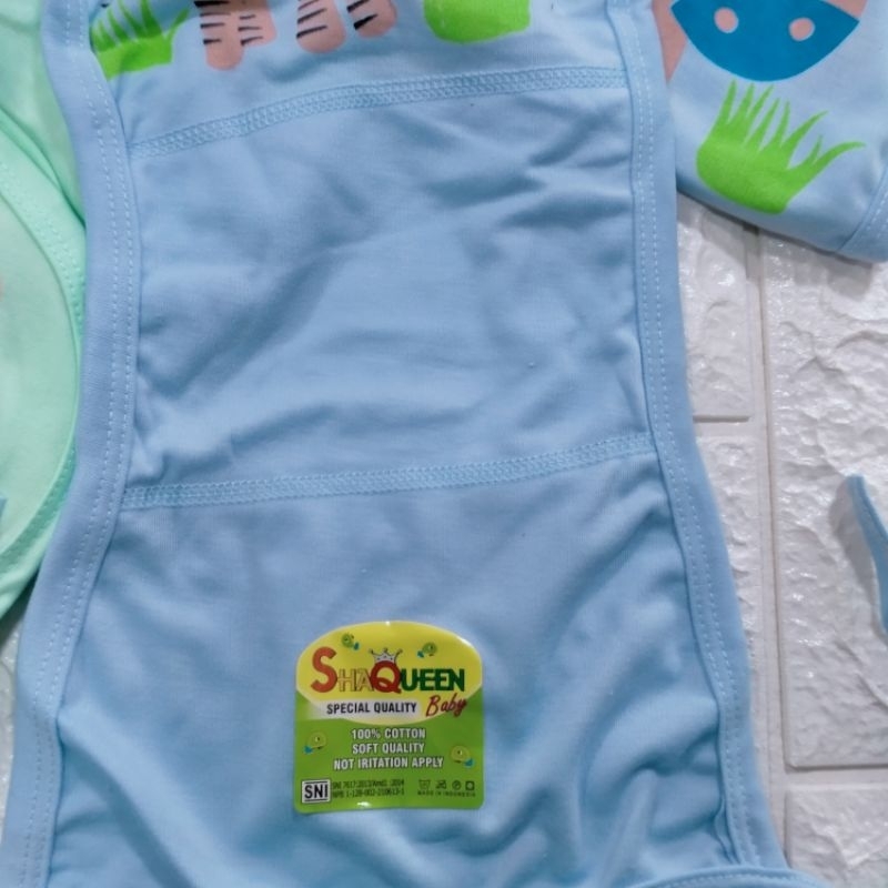 Jual 6 PCS POPOK TALI BAYI SHAQUEEN SNI WARNA SABLON CUCI ULANG | POPOK ...