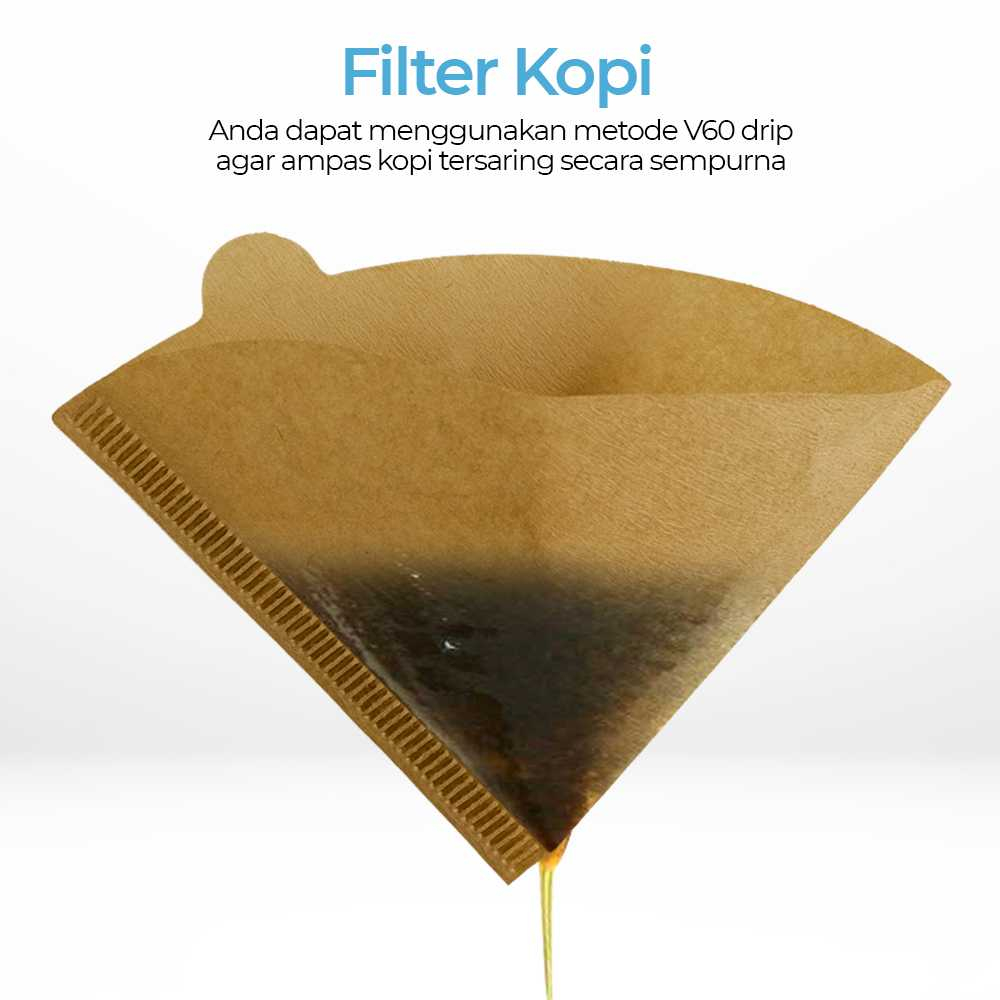 Jual One Two Cups [100PCS] - Kertas Filter Kopi Espresso V60 Coffee 1-2 ...