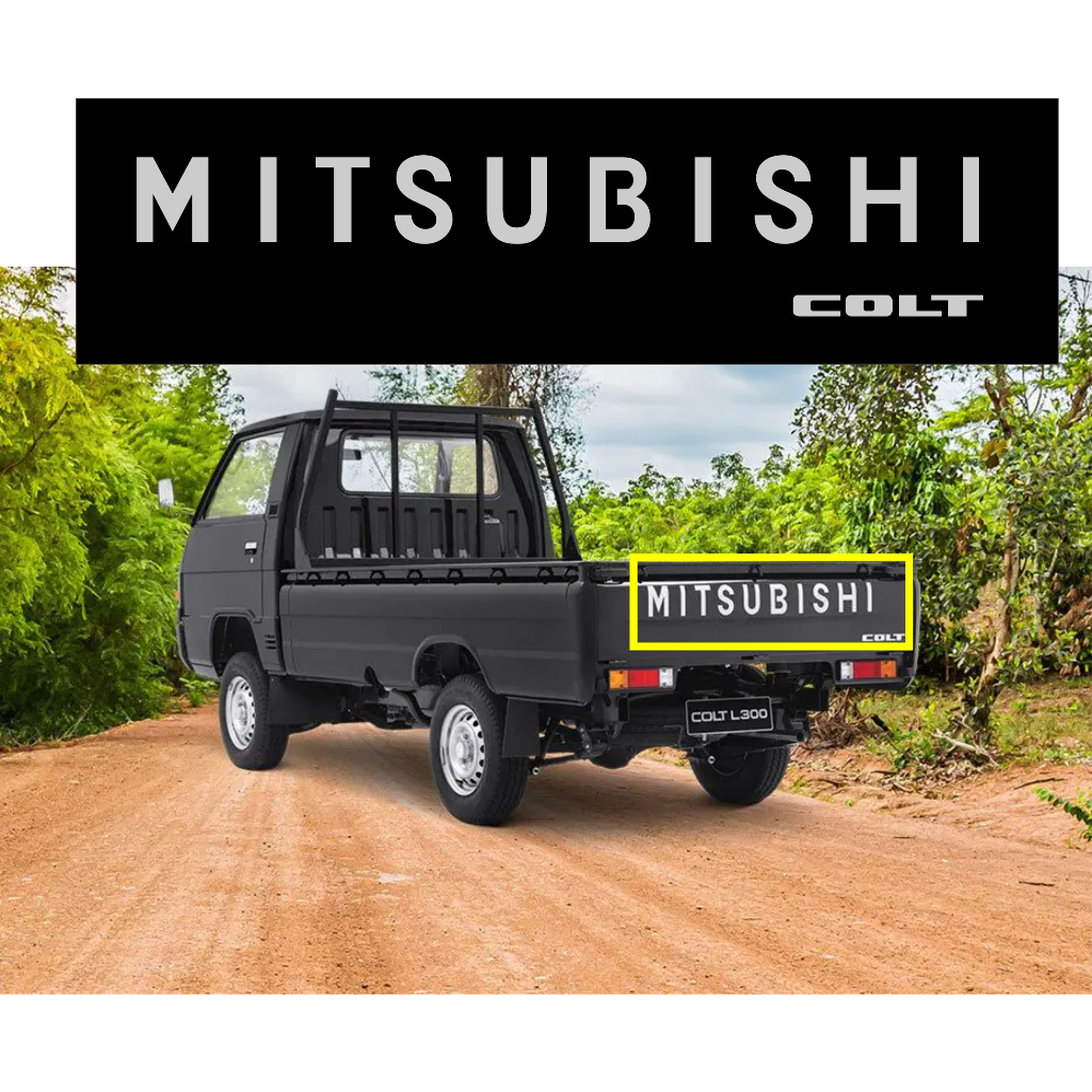 Jual STIKER CUTTING MITSUBISHI L300 BONUS COLT WARNA SILVER | Shopee ...