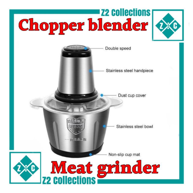 Jual Blender Coper 2 Liter Chopper Blender Press Meat Grinder 2L ...