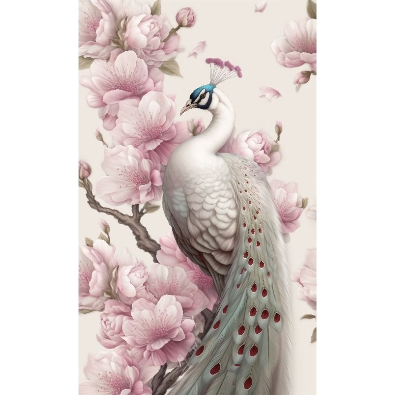 Jual Backdrop/Background/Wallbanner/MMT Dekorasi Pelaminan Merak ...