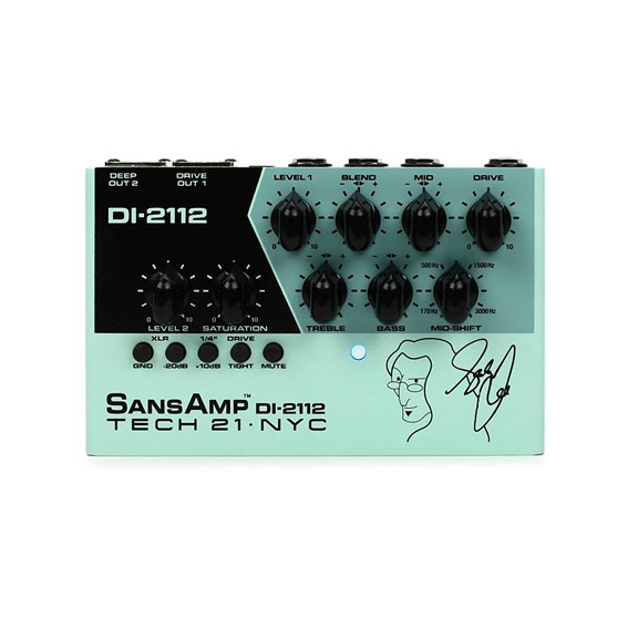 Jual Tech 21 DI-2112 Geddy Lee Signature SansAmp Preamp Pedal Bass ...