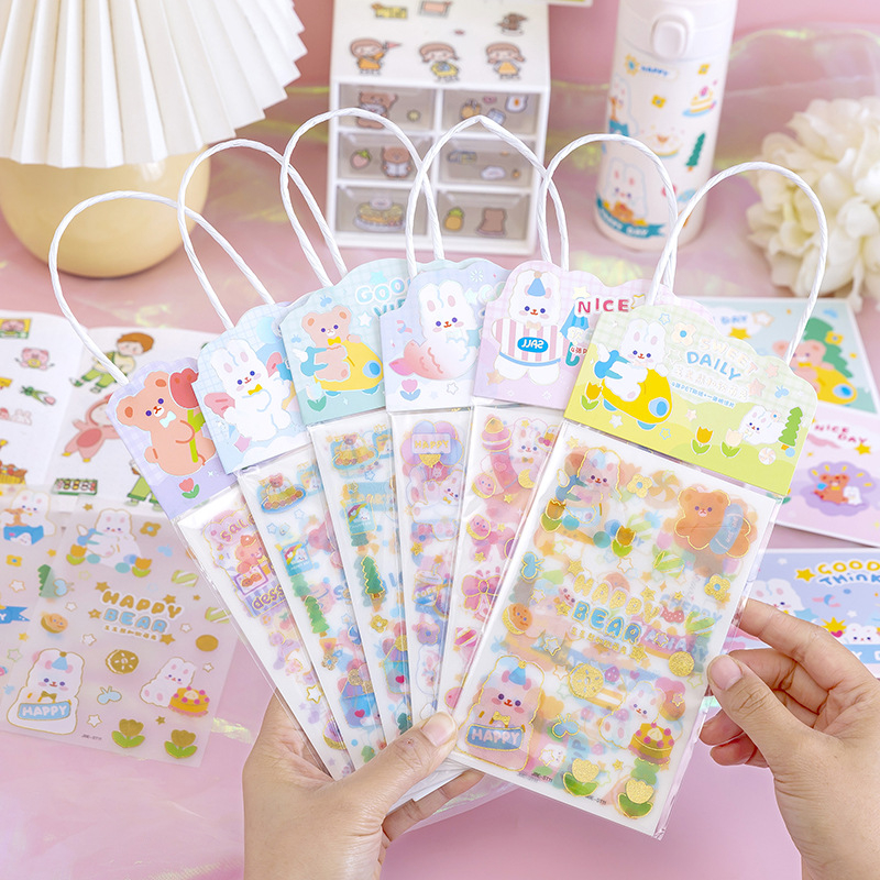 Jual Stiker Karakter Lucu DIY Stiker Tumbler Scrap Book Postcard ...